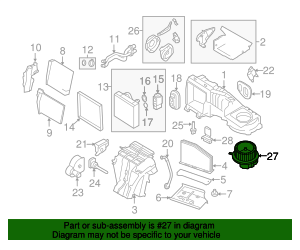2005-2018 Volkswagen OEM NEW 2005-2018 Volkswagen Jetta Tiguan Blower ...
