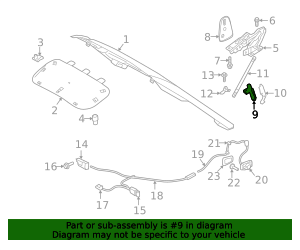 2019-2025 Volvo | Release Rod | 32277484 | My Swedish Parts