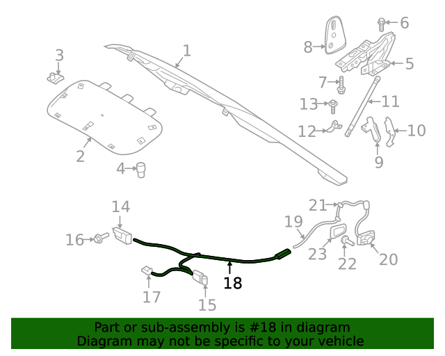 32234713 - Release Cable - 2019-2021 Volvo | Volvo OEM Parts Direct
