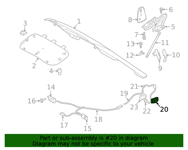 2017-2020 Volvo Release Handle 32277309 | TascaParts.com