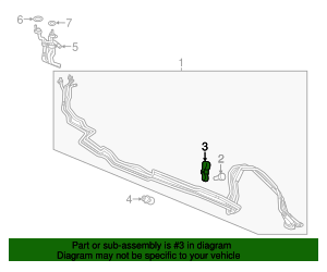 2018-2023 GM Auxiliary Air Conditioning Evaporator Hose Clip 11602373 ...