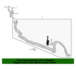 2018-2022 GM Auxiliary Air Conditioning Evaporator Hose Clip 11602373 ...