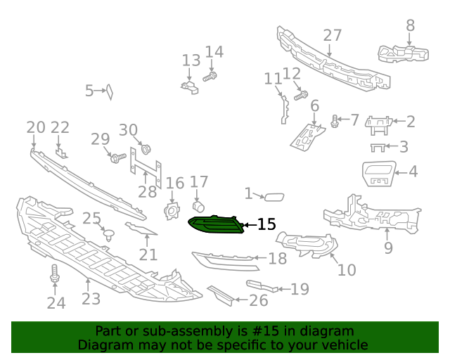 2017-2020 Volvo Outer Grille - Driver's Side (LH) 31383249 | TascaParts.com