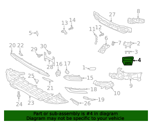 2017-2020 Volvo Lmp Washer Cover Bracket - Passenger Side (RH) 31383235 ...