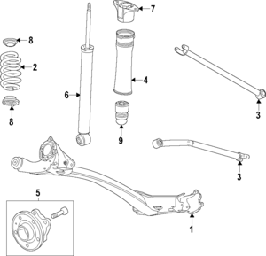 2020-2024 GM Lateral Arm 42708094 GM | GMPartsDirect.com