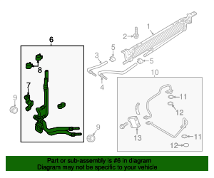 2013-2019 Ford Inlet Tube DG1Z-7R081-J | TascaParts.com