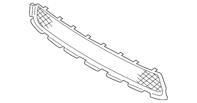 Genuine OEM Lower Grille Part# 6402A218 Fits 2011-2012 Mitsubishi ...