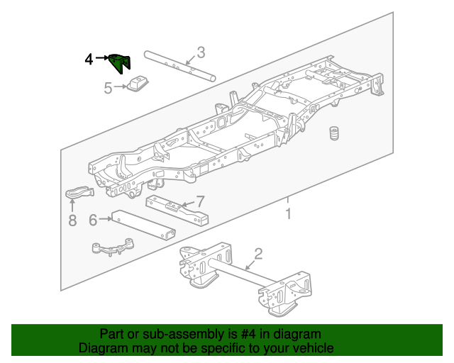 15854869 Bracket - New OEM Part From GM Parts Direct | GM Parts Store