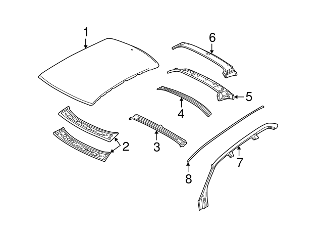 41-32-8-242-357 - Rear Header - 2000-2005 BMW | BMW Parts Exchange