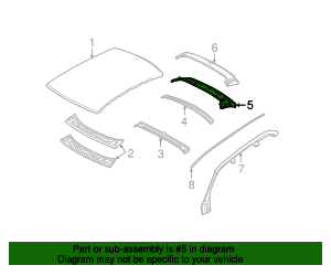 41-32-8-242-357 - Rear Header - 2000-2005 BMW | BMW Parts Exchange