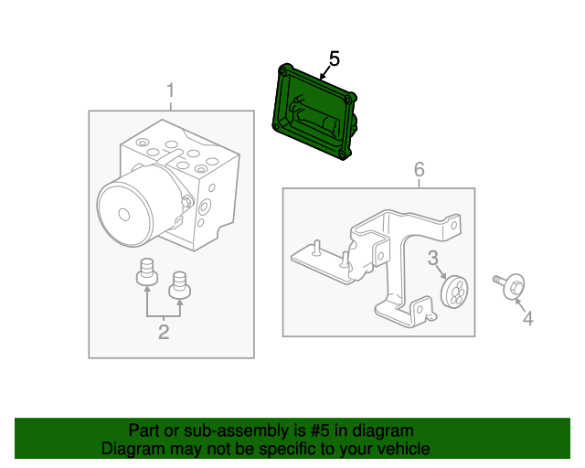 2011 GM ABS Control Unit 20980215 | NewGMParts.com