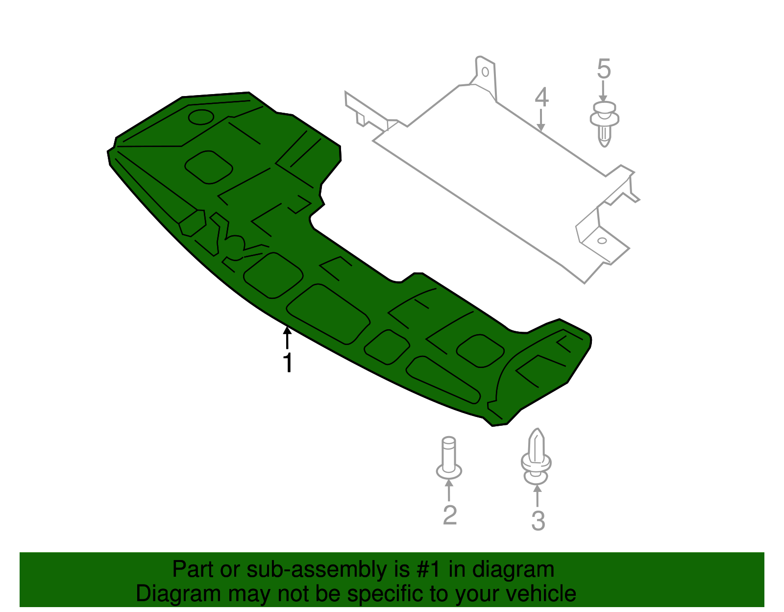 75892-9NB0B - Under Cover - 2015-2020 Nissan Pathfinder | Nissan OEM ...