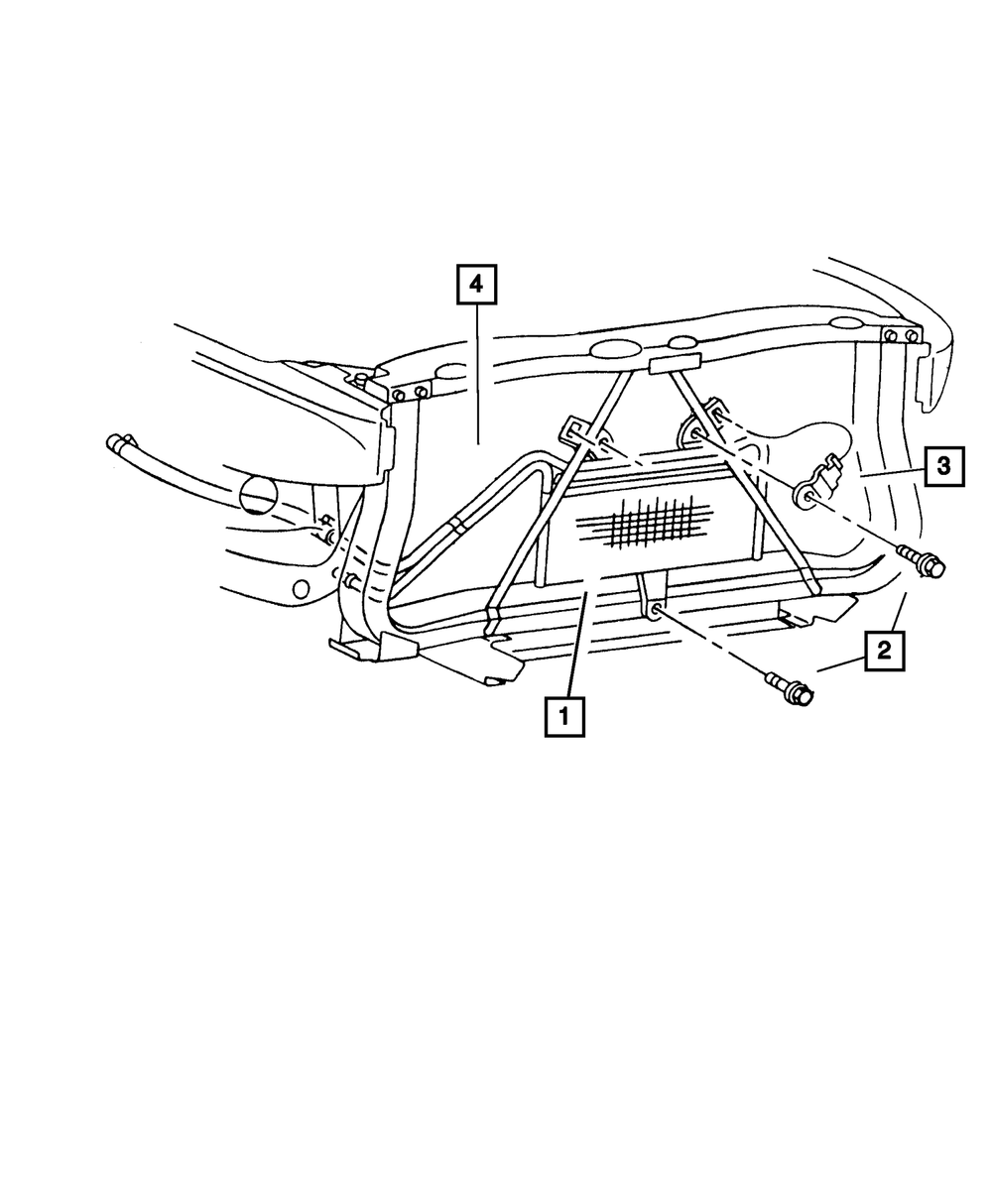 2001-2002 Dodge Oil Cooler Tube And Hose 4863830AD | My Mopar Parts
