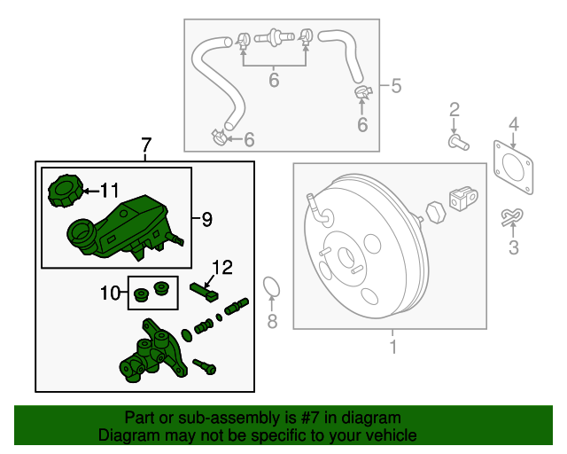 2011-2013 Hyundai Master Cylinder 58510-3X500 | OEM Parts Online