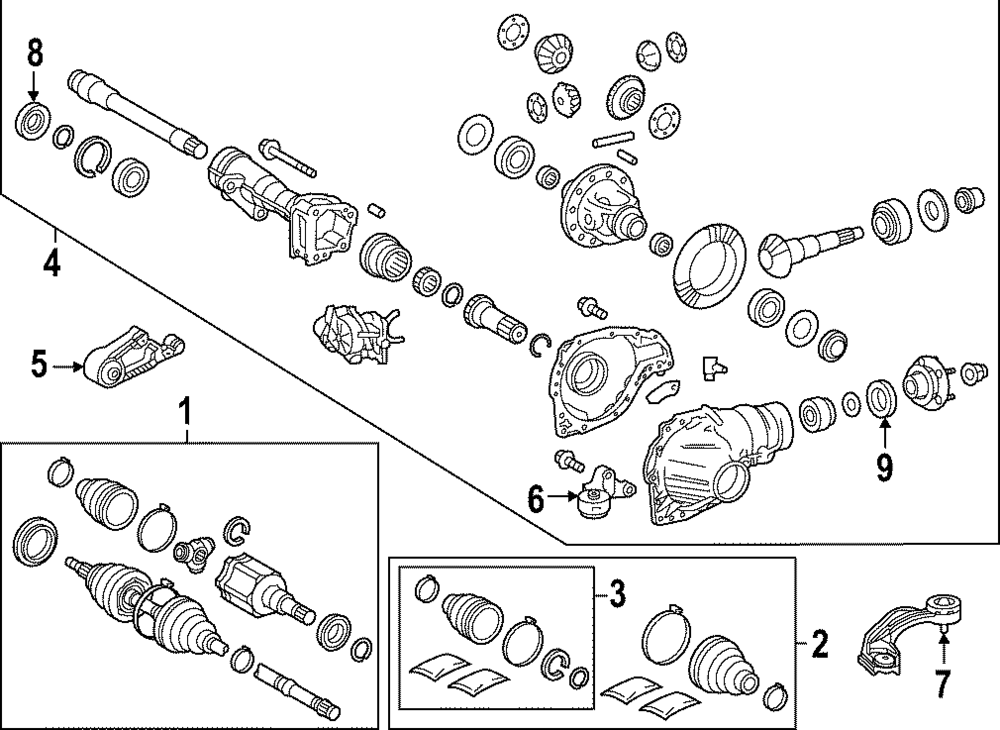 2022-2025 Toyota Differential Carrier 41110-34520 | OEM Parts Quick