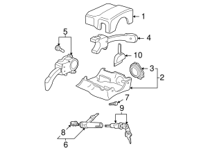 1998-2021 Volkswagen OEM NEW 1998-2020 VW Volkswagen Golf Jetta Column ...