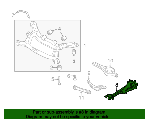 31476213 - Trailing Arm - 2008-2017 Volvo | Volvo OEM Parts Direct