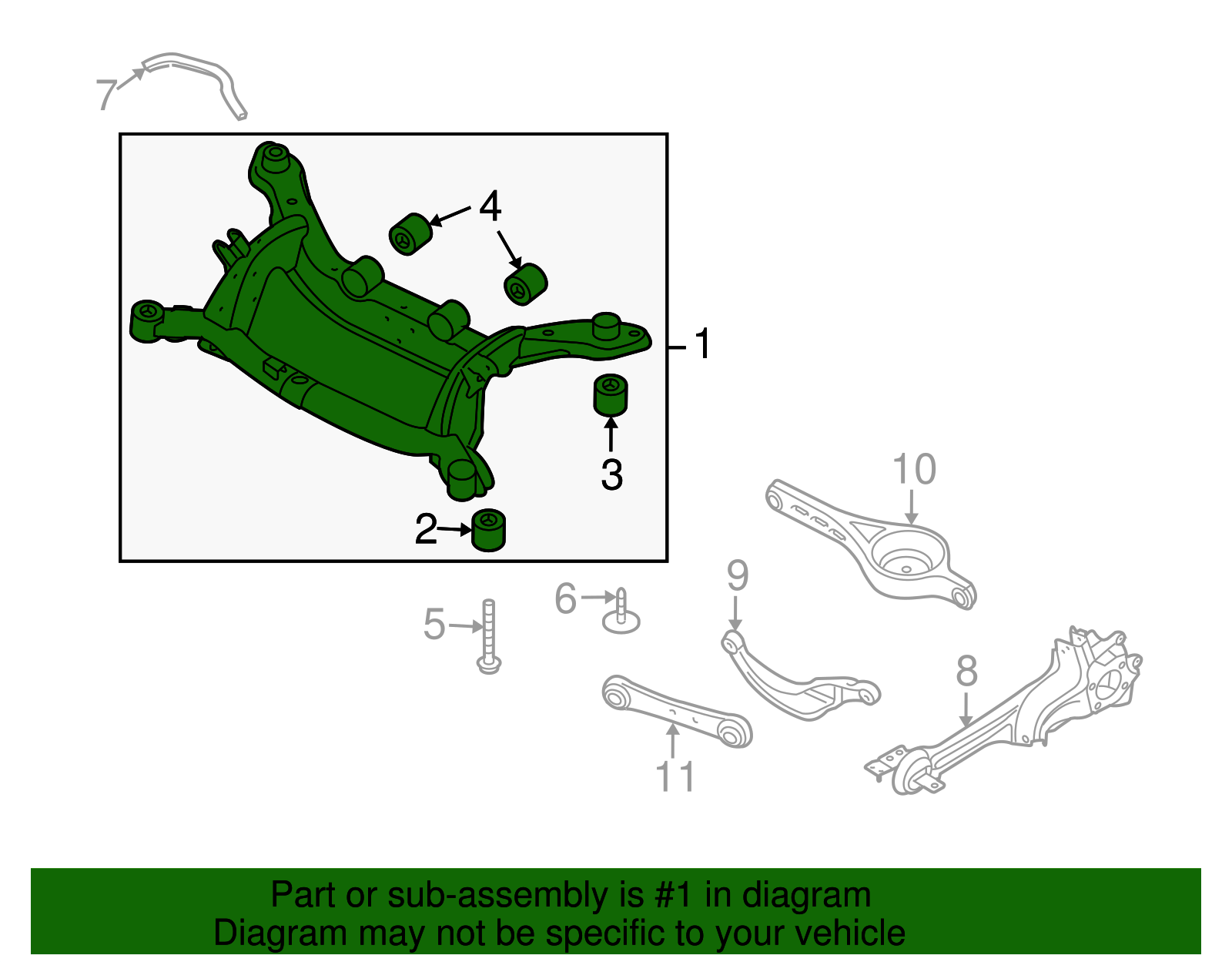 31329931 - Cross-Member | Volvo OEM Parts Direct