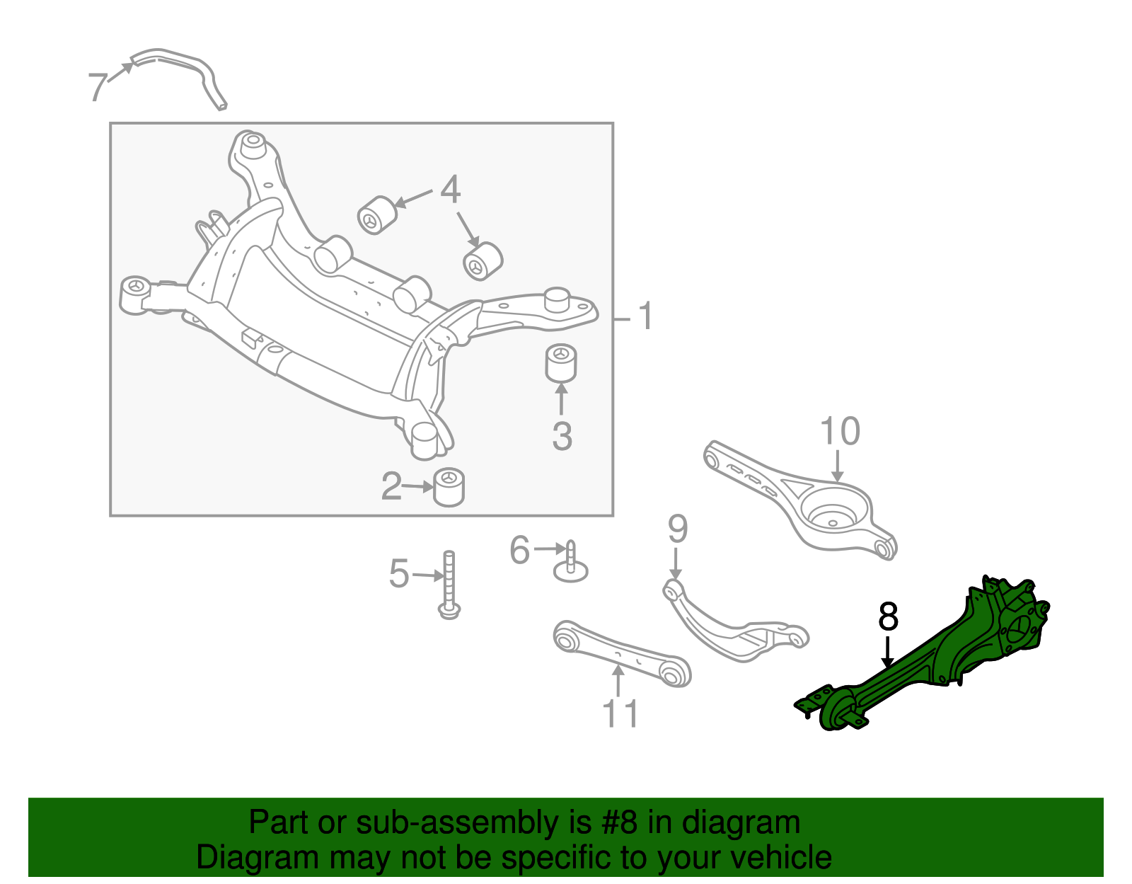31476213 - Trailing Arm - 2008-2017 Volvo | Volvo OEM Parts Direct