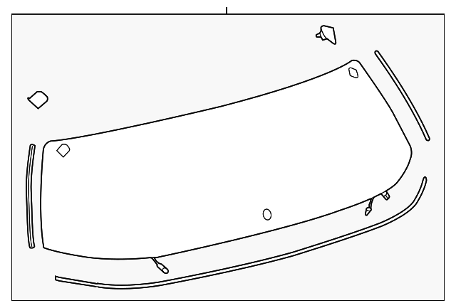 2013-2018 Toyota RAV4 Lift Gate Glass 68105-0R050 | Toyota Parts Center
