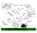 204-690-01-07 - Spare Tire Panel Lower Cover - 2010-2015 Mercedes-Benz ...