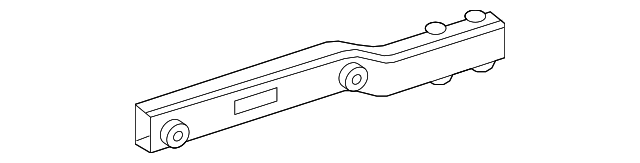 204-610-16-25 - Side Member Rail 2010-2015 Mercedes-Benz | Mercedes ...