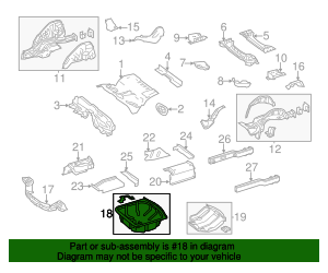 204-610-04-75 - Spare Tire Panel For 2010-2015 Mercedes-Benz | Mercedes ...