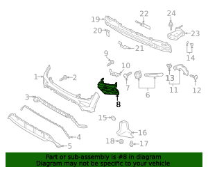 2022-2023 Hyundai Kona Corner Molding 86695-J9NA0 | OEM Parts Online