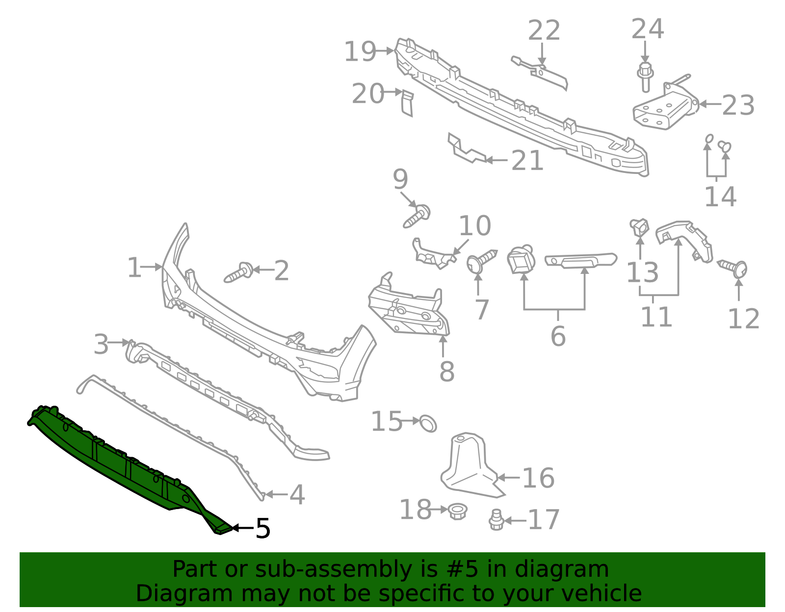 2022-2023 Hyundai Kona N Skid Plate 86671-I3NA0 | Hyundai Wholesale Direct