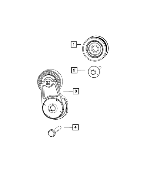 Pulleys and Related Parts for 2022 Jeep Grand Cherokee WK | Mopar Estores