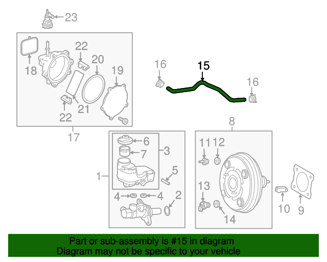 44773-33180 - Vacuum Hose - 2018-2023 Toyota Camry | OEM Genuine Toyota ...