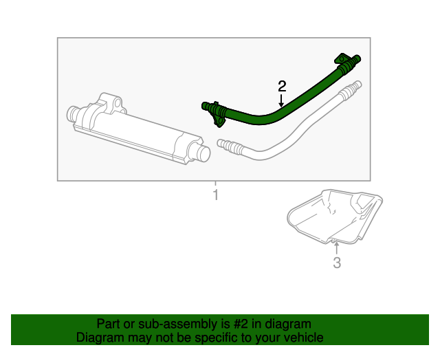 1996-2011 Ford Hose & Tube Assembly 3W7Z-6A715-AA | OEM Parts Online