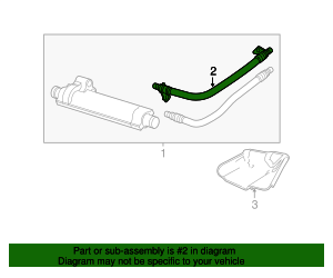Genuine OEM Ford Part - Hose & Tube Assembly 3W7Z-6A715-AA | Genuine ...