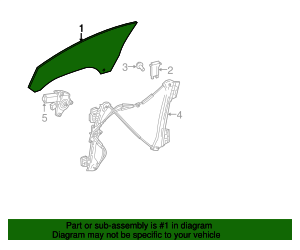 207-725-01-00 - Door Glass 2010-2017 Mercedes-Benz | Mercedes-Benz USA ...