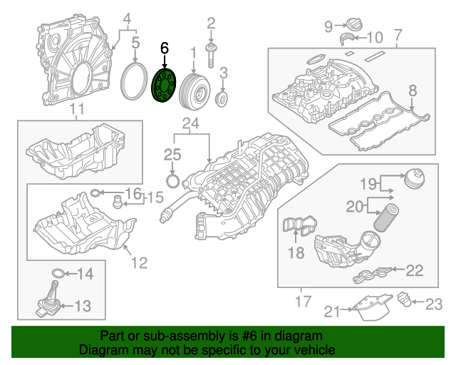 11148605104 - 2016-2022 BMW Reluctor 119900 (11-14-8-605-104) | BMW of ...