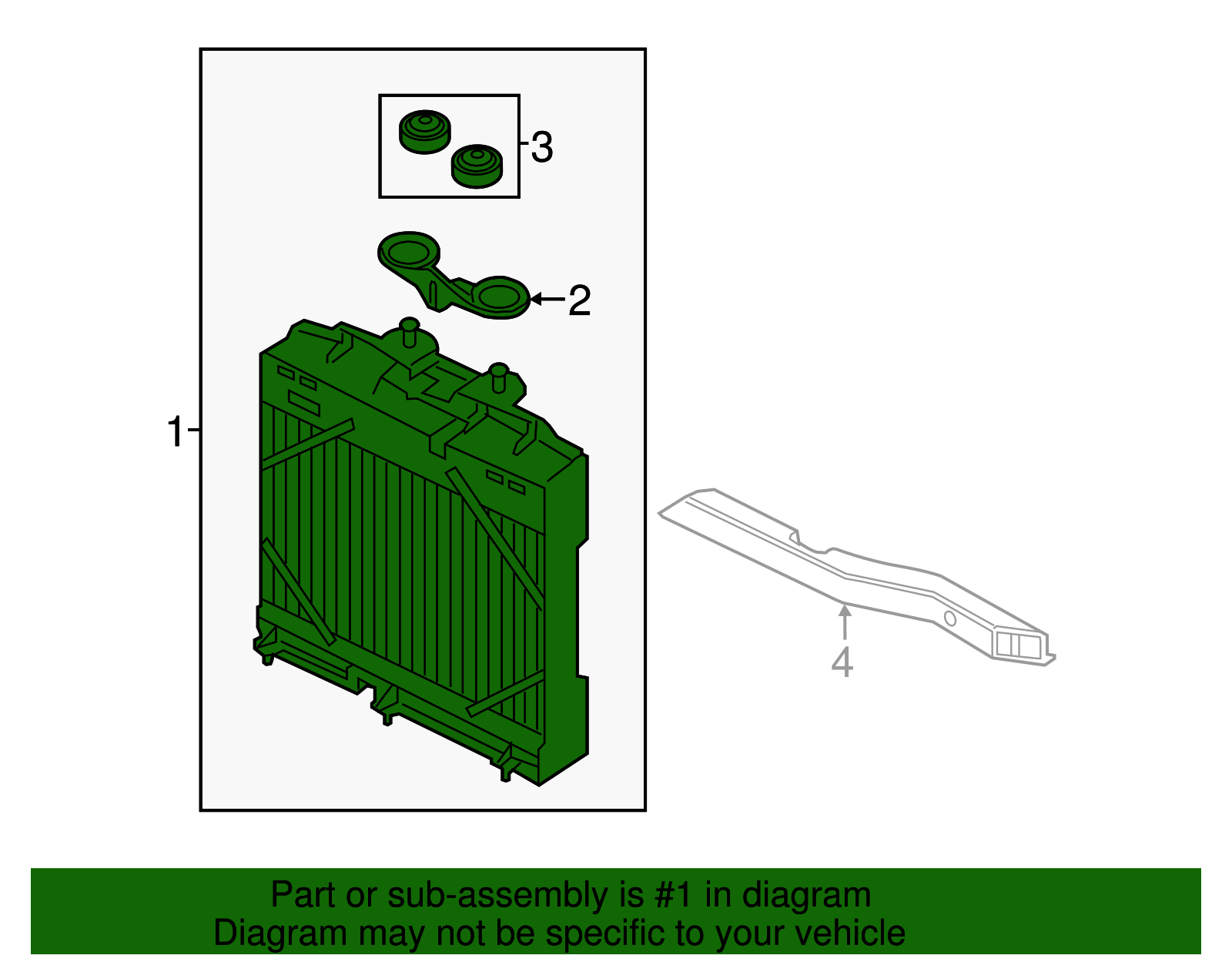 2010-2019 BMW | Auxiliary Radiator | 17117601832 | BMW OEM Parts Store