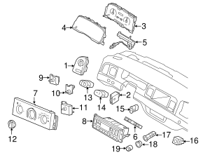8W3Z-10849-A - Inst Cluster - 2008-2011 Mercury Grand Marquis | OEM ...