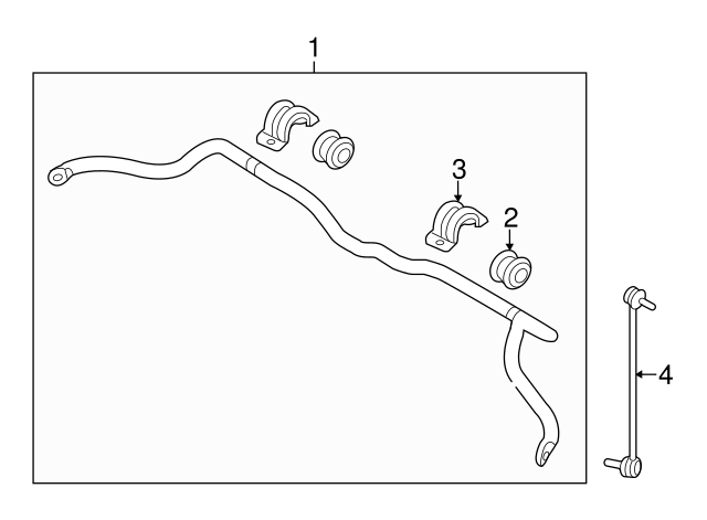 2014-2015 Kia Sorento Stabilizer Link 54830-2W000 | OEM Parts Online