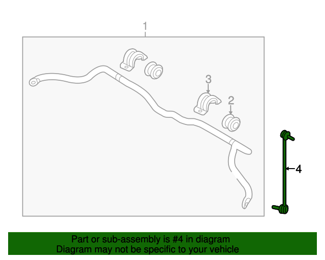 2014-2015 Kia Sorento Stabilizer Link 54830-2W000 | OEM Parts Online