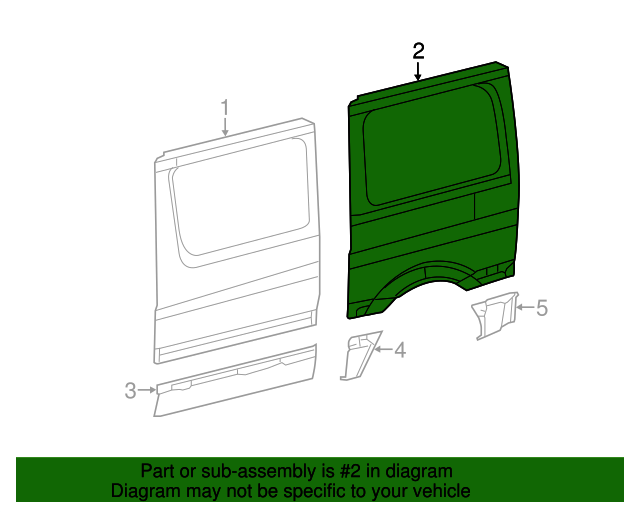 906-637-36-00 - Rear Panel 2010-2018 Mercedes-Benz | Mercedes-Benz USA ...