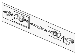 44305-3K0-H01 - Axle Assembly 2022-2024 Honda Civic | Honda Parts Online