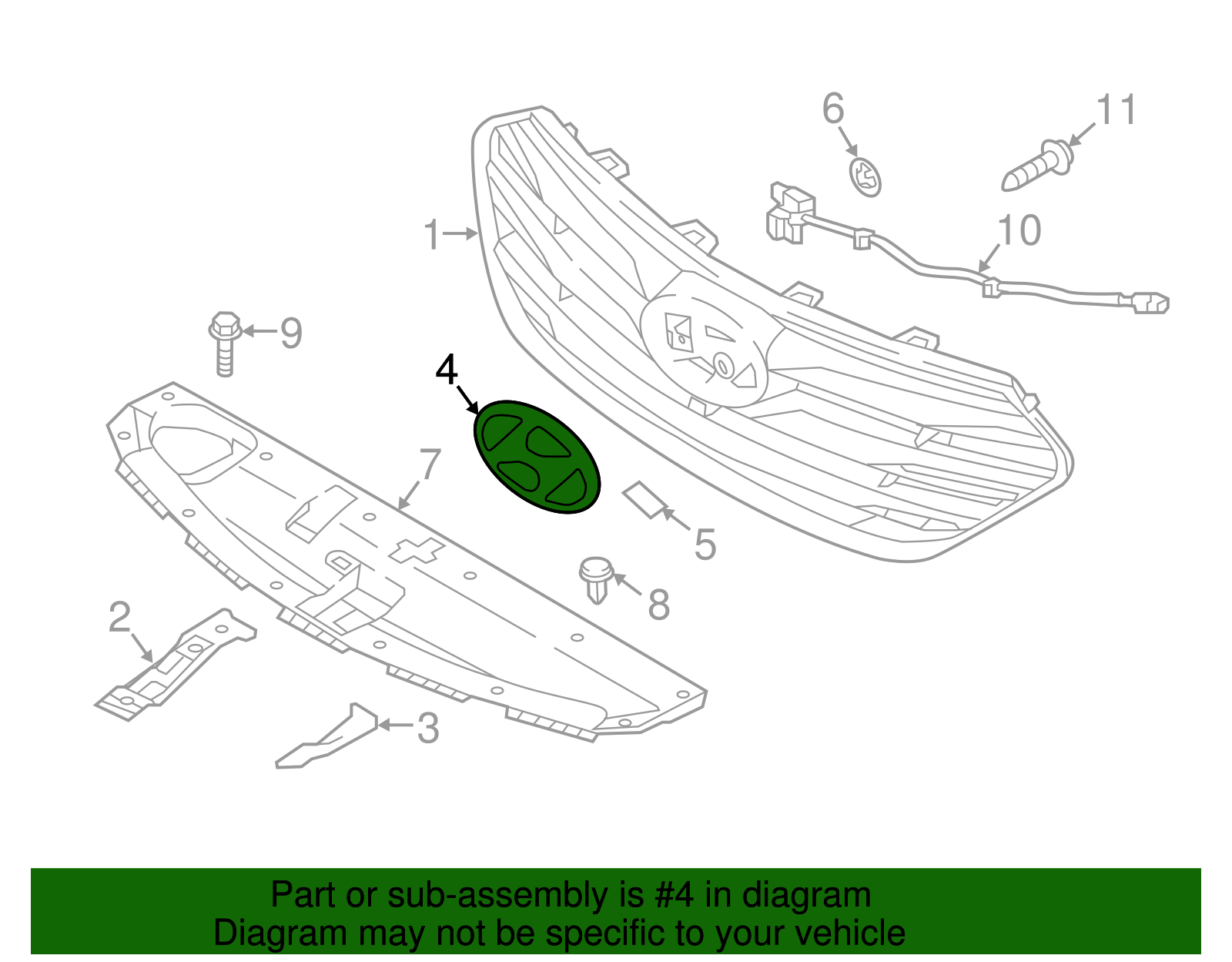 2017-2018 Hyundai Santa Fe Sport Ornament Pad 86300-4Z500 | OEM Parts ...