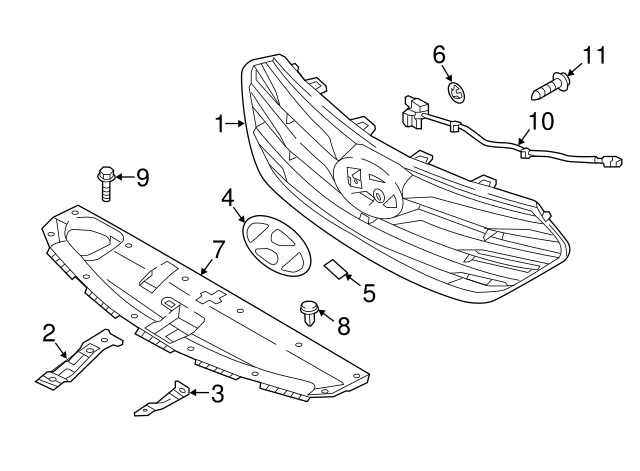 2017-2018 Hyundai Santa Fe Sport Front Camera 95780-4Z600 | OEM Parts ...