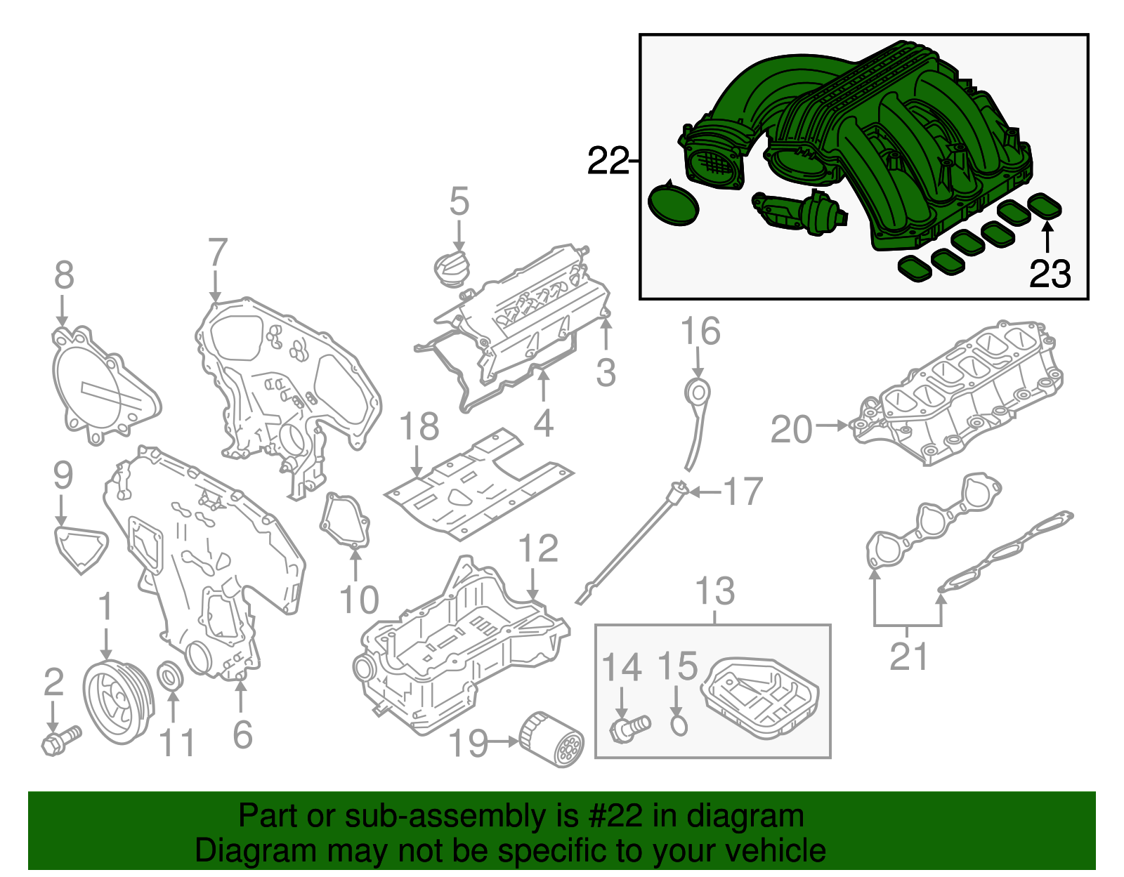2005-2021 Nissan Intake Manifold Collector / Plenum (vq40de) (d40 F80 ...
