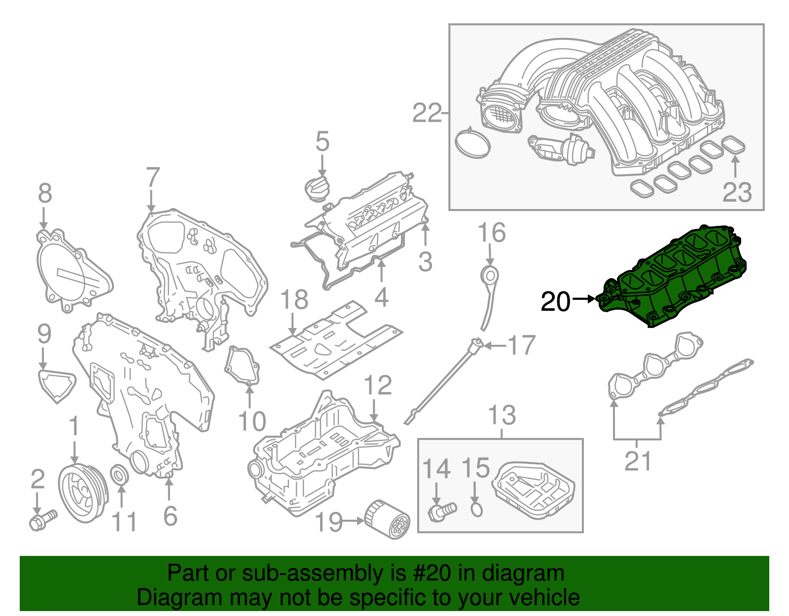 2005-2017 Nissan Intake Manifold 14003-EA200 | OEM Parts Online