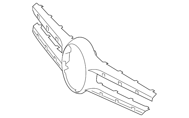 2015-2018 Mercedes-Benz Grille Cover 205-888-07-60-9982 | MB OEM Parts
