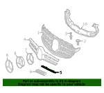 205-888-01-73 - Finish Molding 2015-2021 Mercedes-Benz | Mercedes-Benz ...