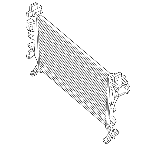 2015-2016 Jeep Renegade Radiator 68260453AA | Mopar Parts Canada