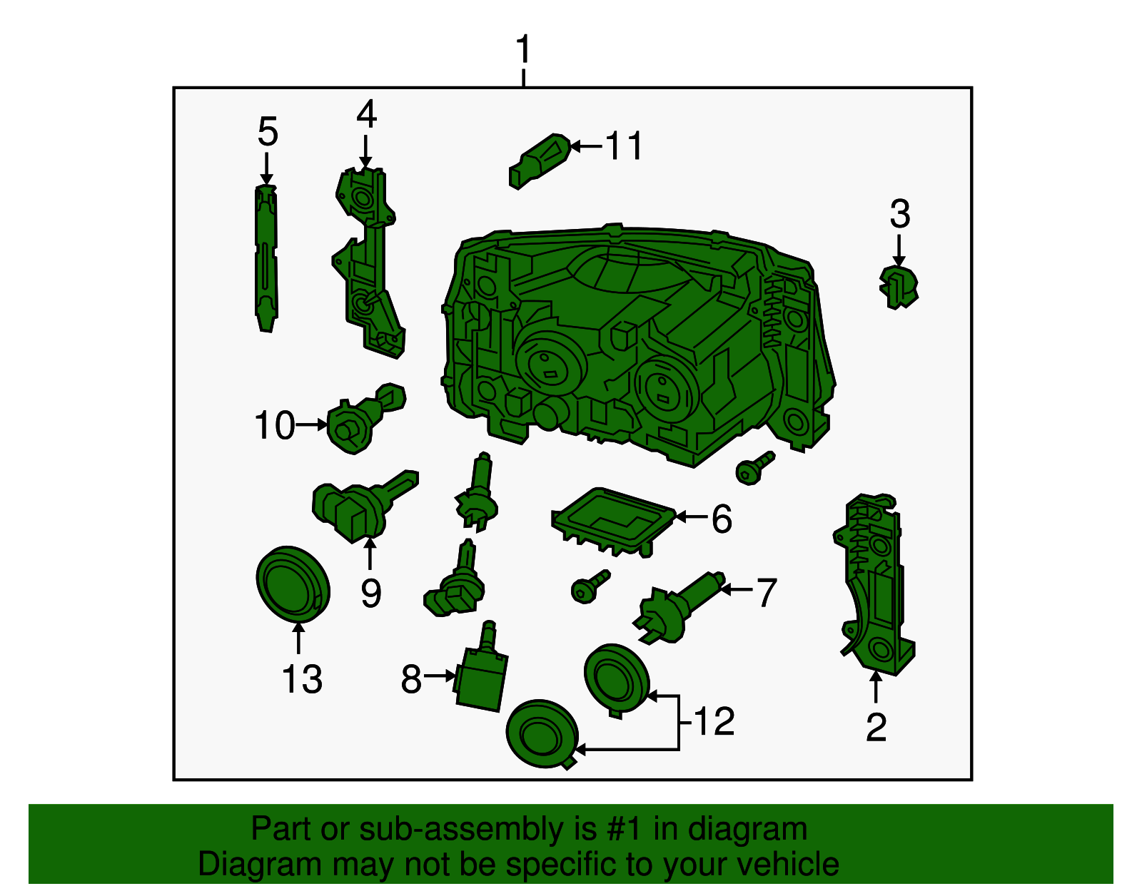 LR028408 - Composite Assembly 2010-2013 Land Rover LR4 | Land Leaping ...