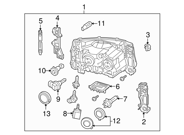 LR028408 - Composite Assembly 2010-2013 Land Rover LR4 | Land Leaping ...